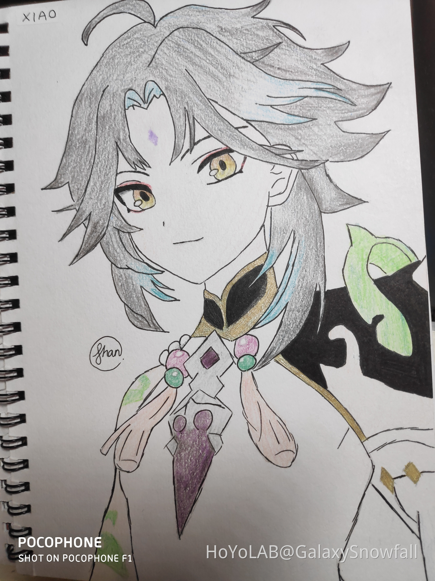 Smiling Xiao Genshin Impact | HoYoLAB