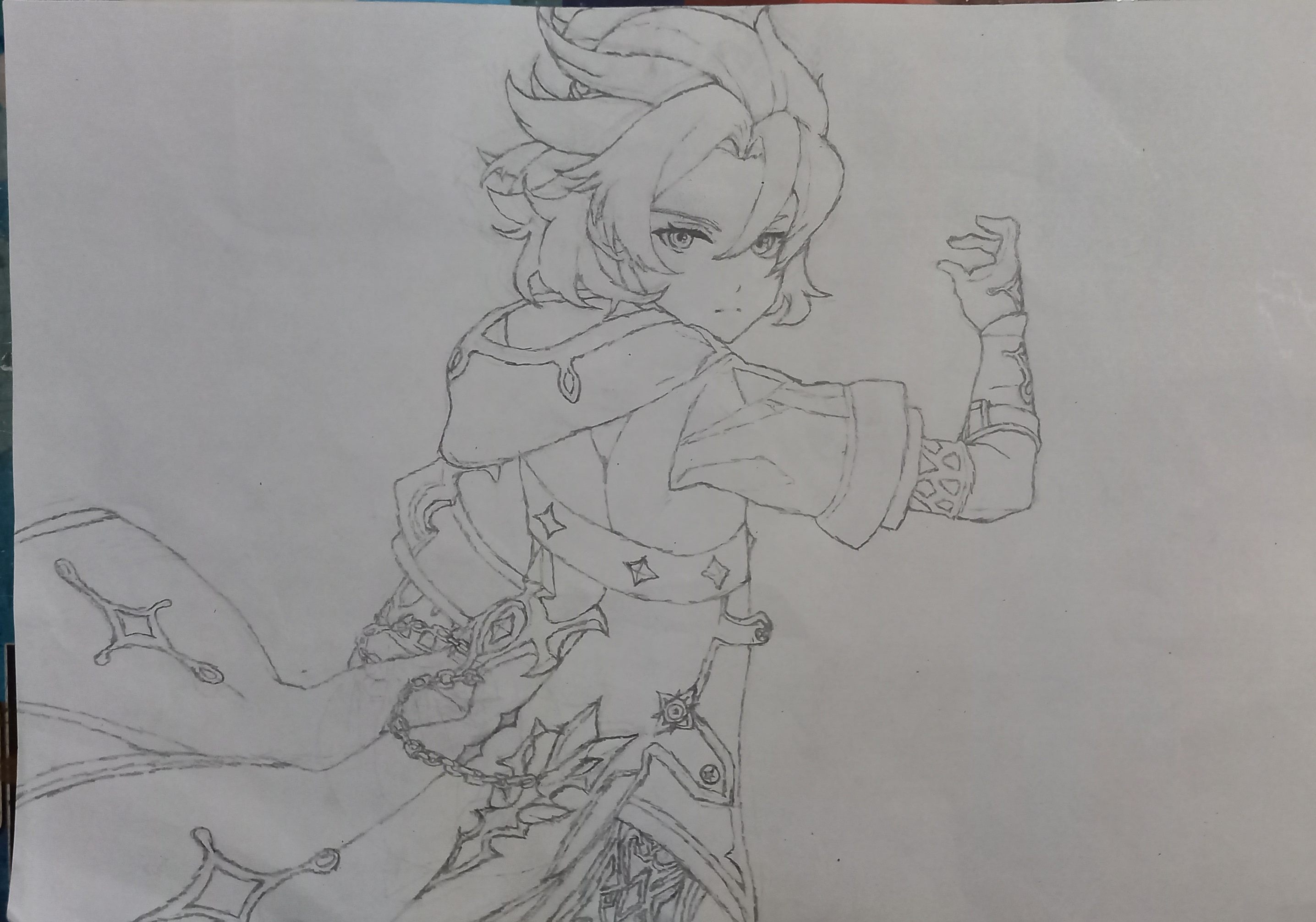 Albedo drawing WIP Genshin Impact | HoYoLAB