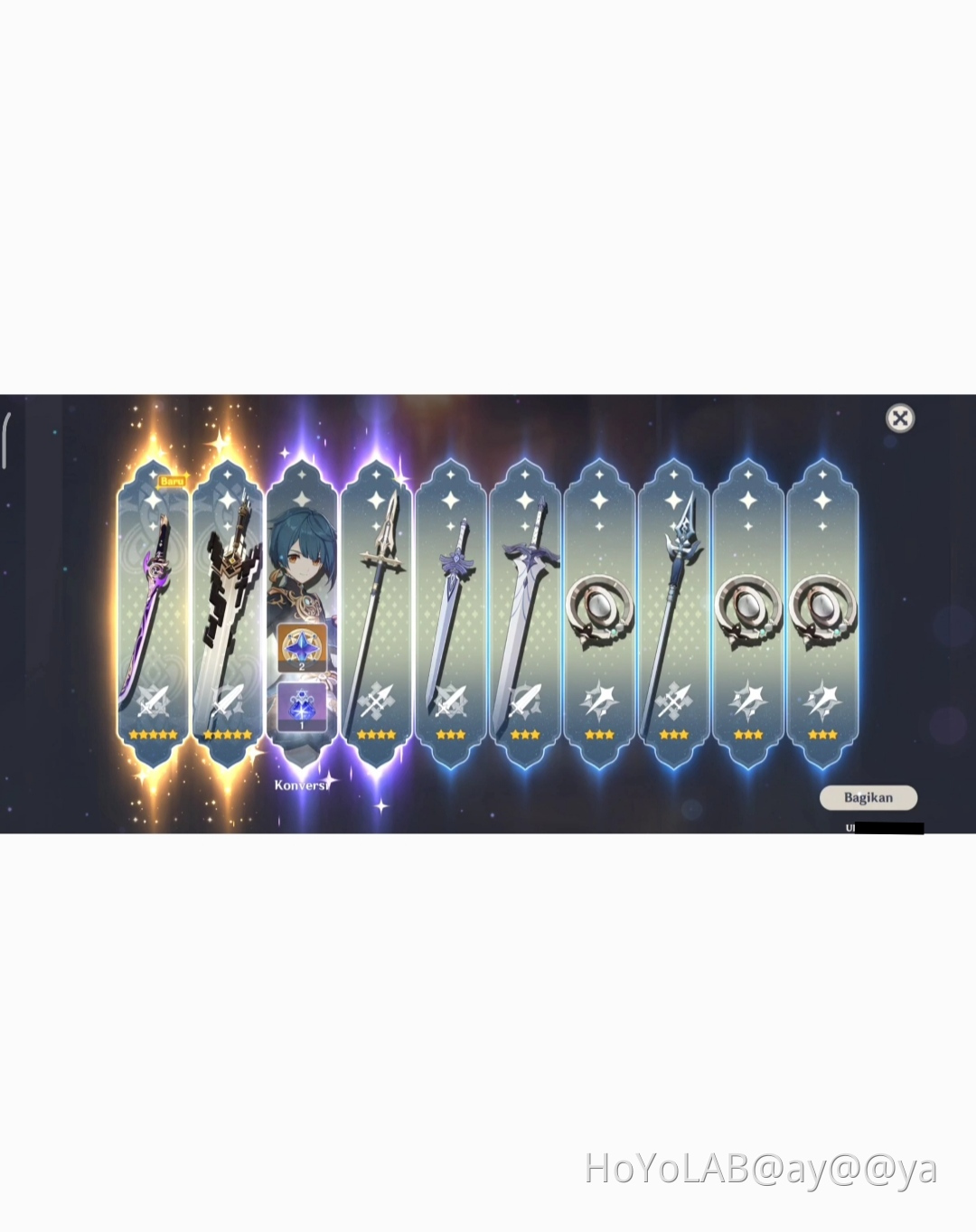 bergadang ku tidak sia sia akhirnya Aya Aya pakai misplitter 👌 Genshin ...