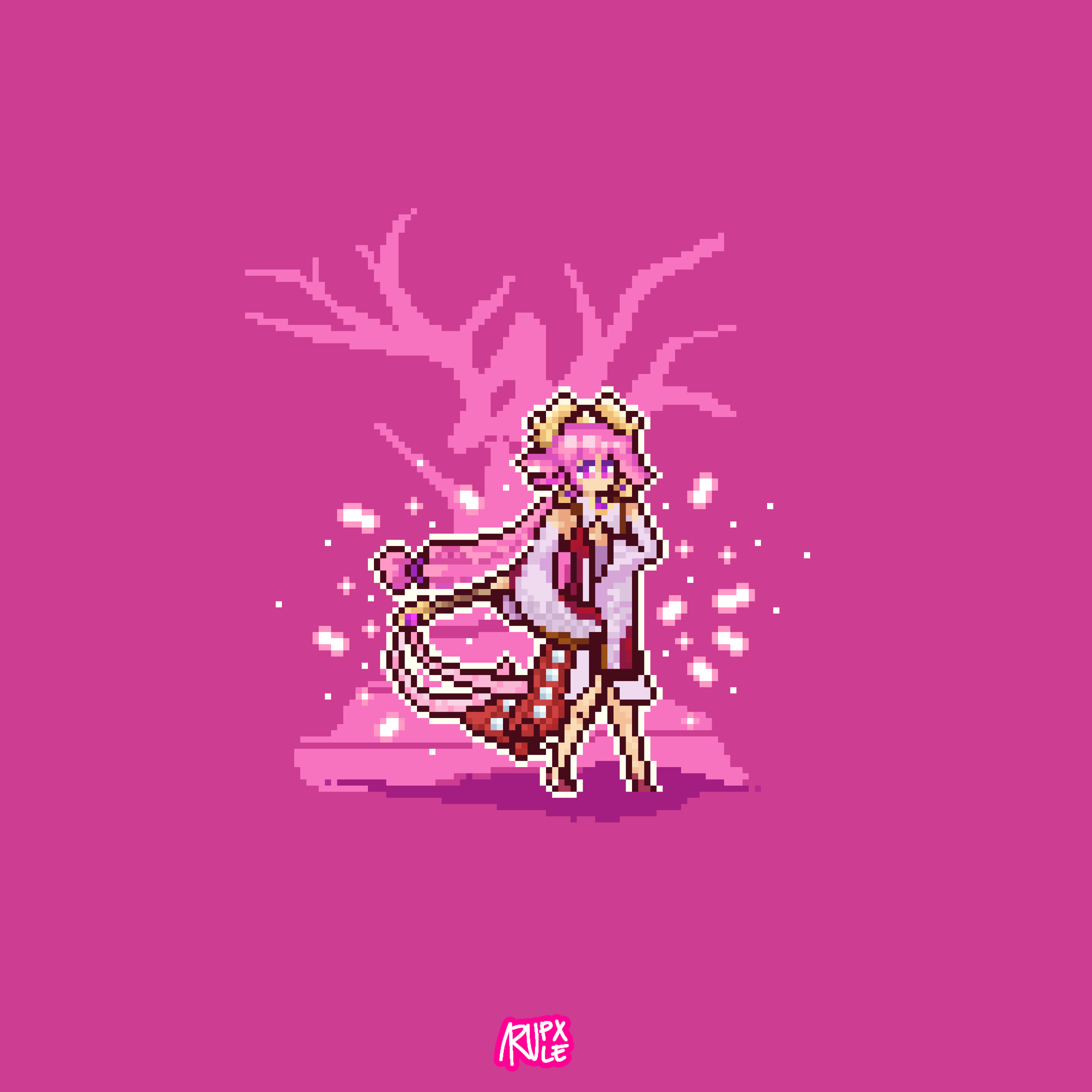 Yae Miko Pixel Art Genshin Impact | HoYoLAB