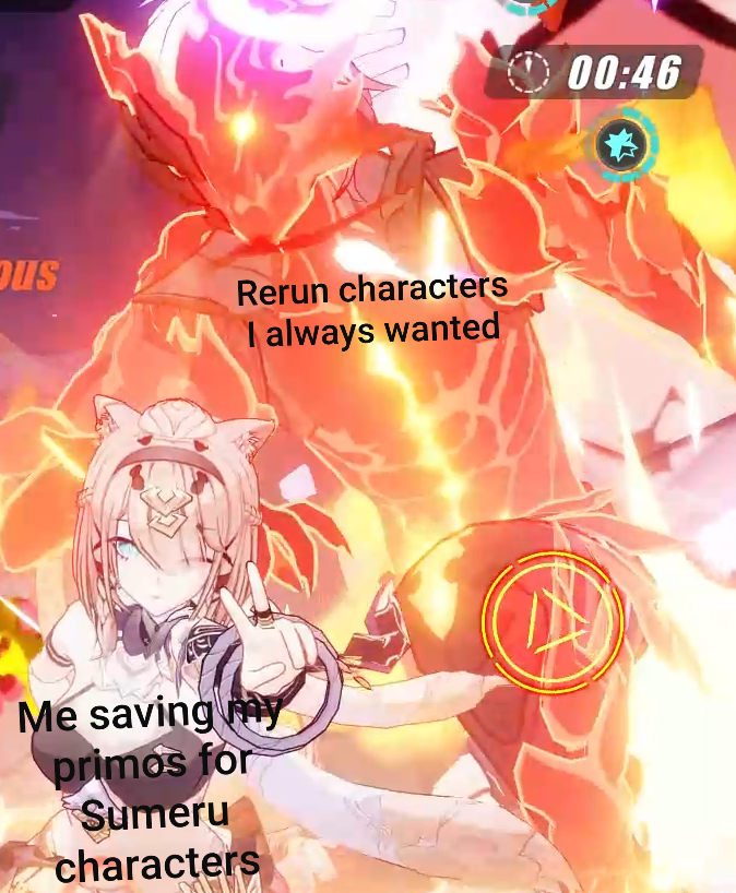 Genshin meme that came to my mind while watching ESC Genshin Impact ...