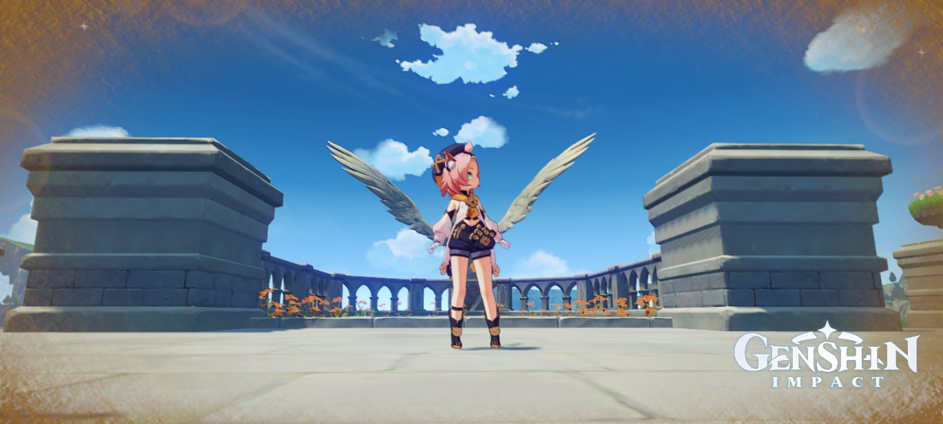 Borrowing Anemo Archon's wings Genshin Impact | HoYoLAB