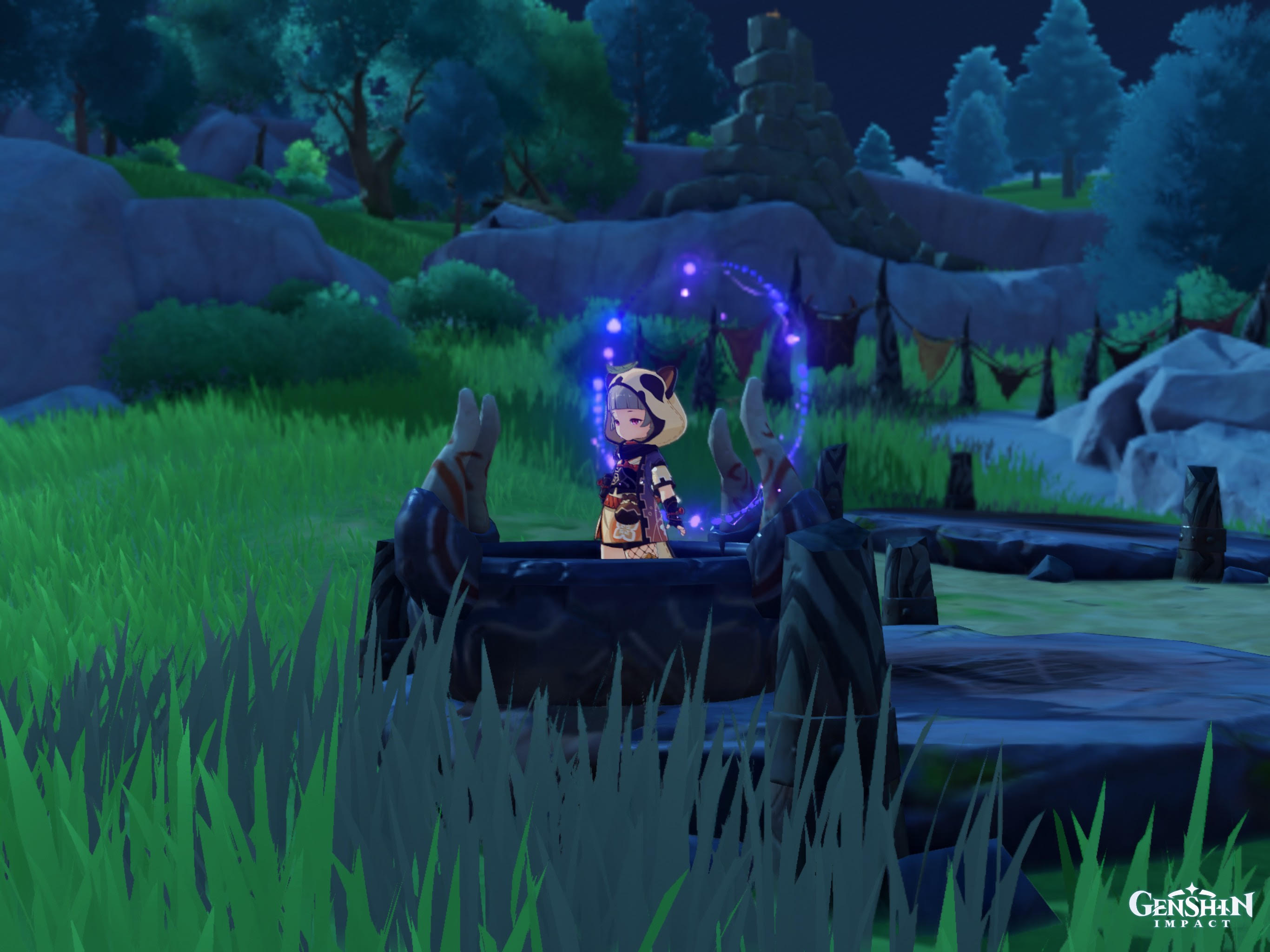 Splish splash cute goddess sayu in the bath Genshin Impact | HoYoLAB