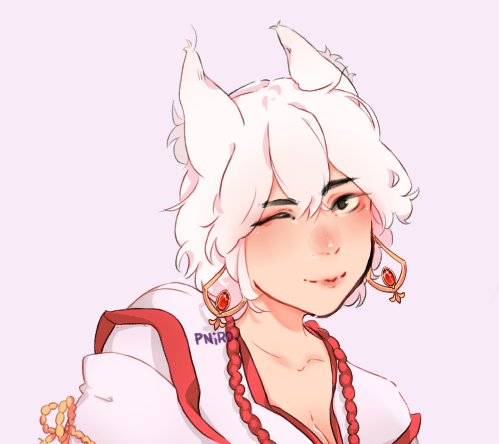 Kitsune Saiguu •Fanart• Genshin Impact | HoYoLAB