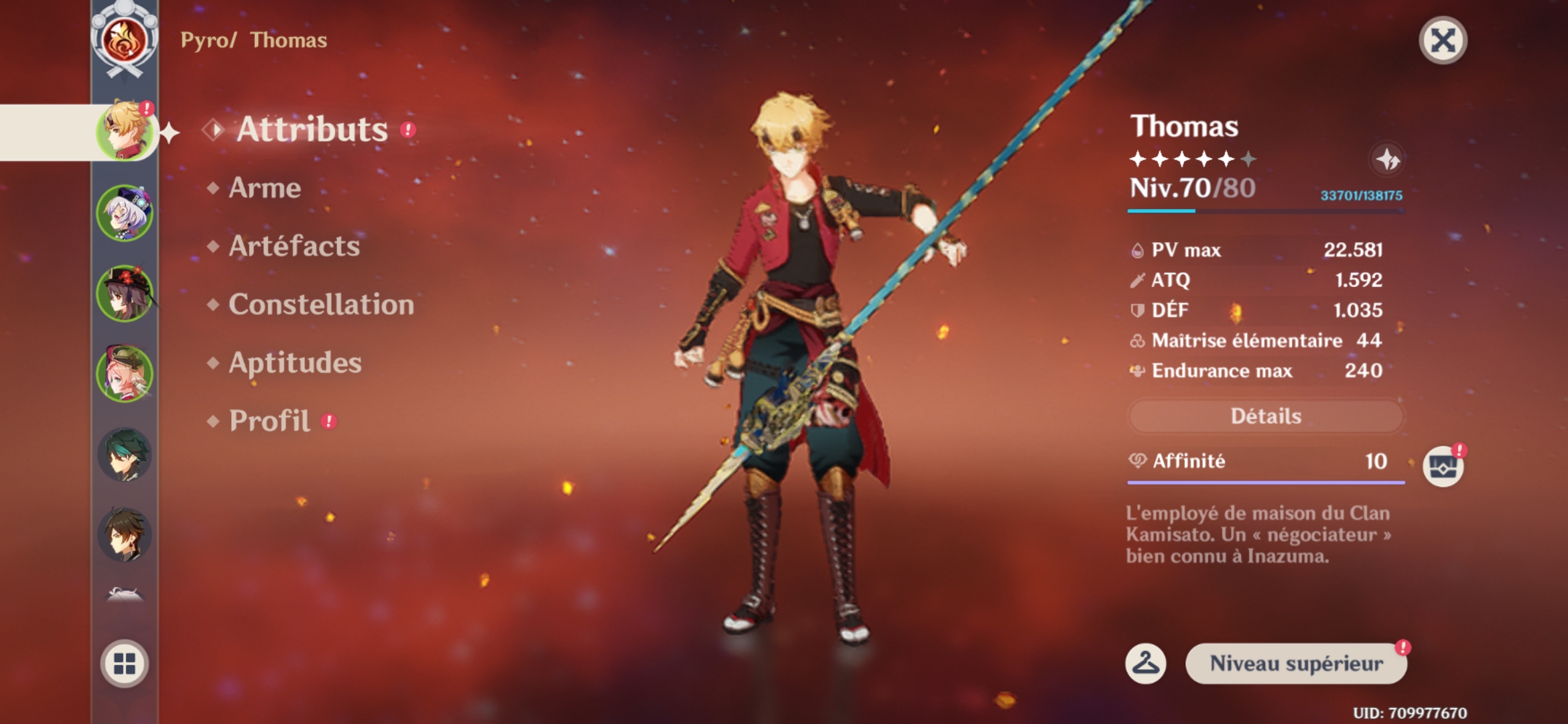 Affinité perso | Genshin Impact | HoYoLAB