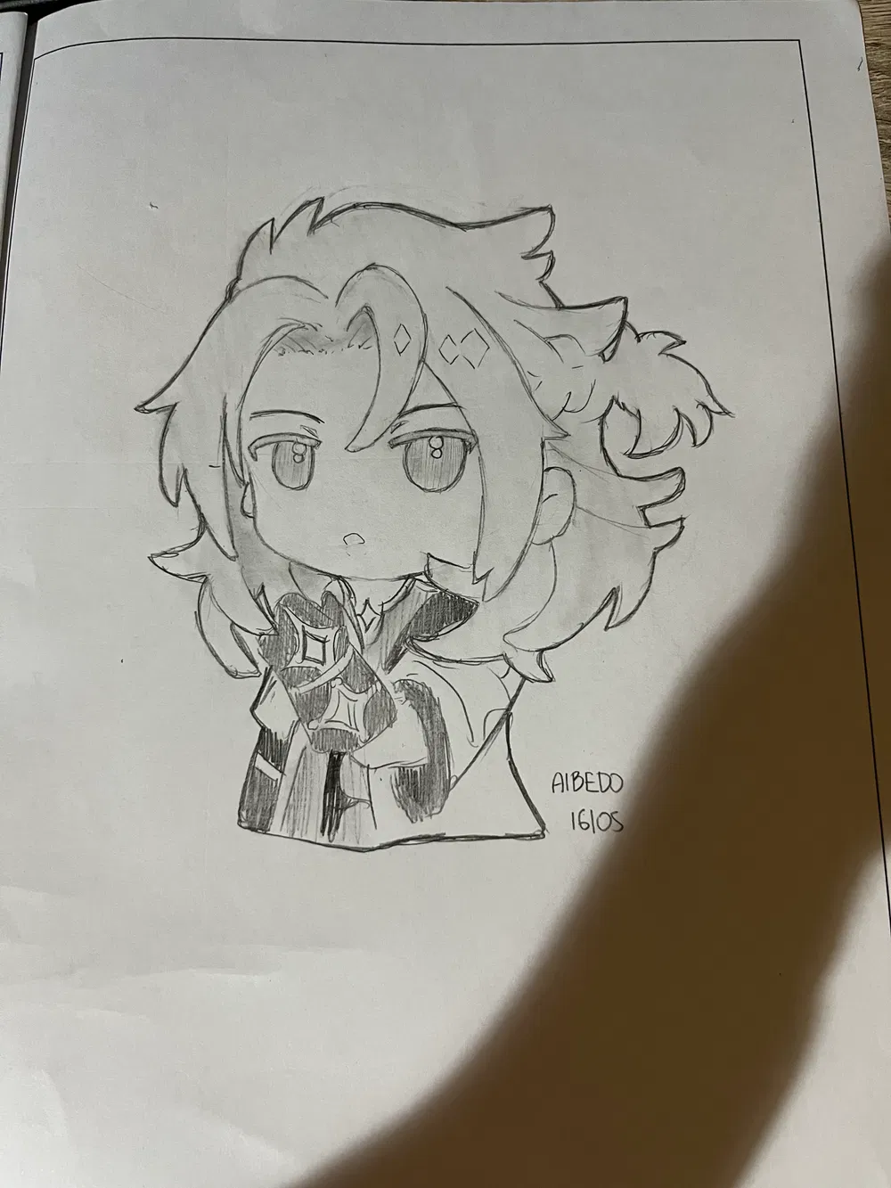 Albedo doodle Genshin Impact | HoYoLAB