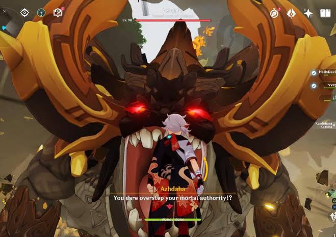 Zhongli shield builder VS Azdaha Genshin Impact | HoYoLAB