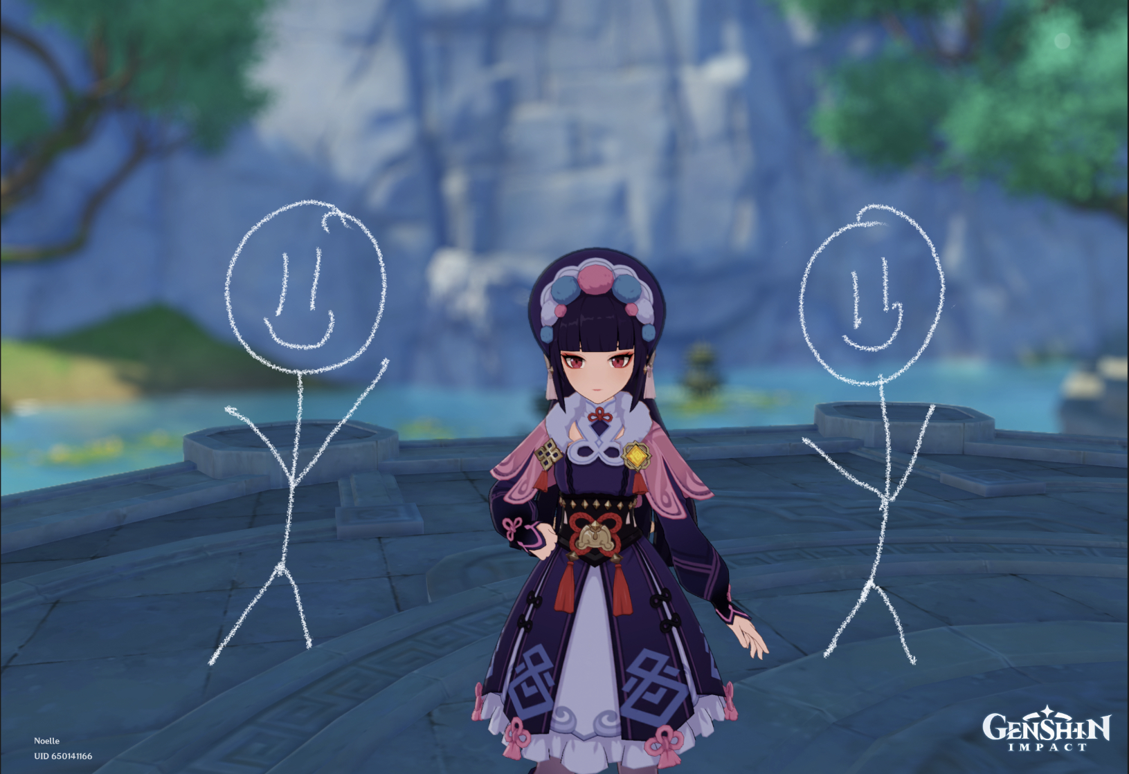 Making a geo trio (the stick man could be you) Genshin Impact | HoYoLAB