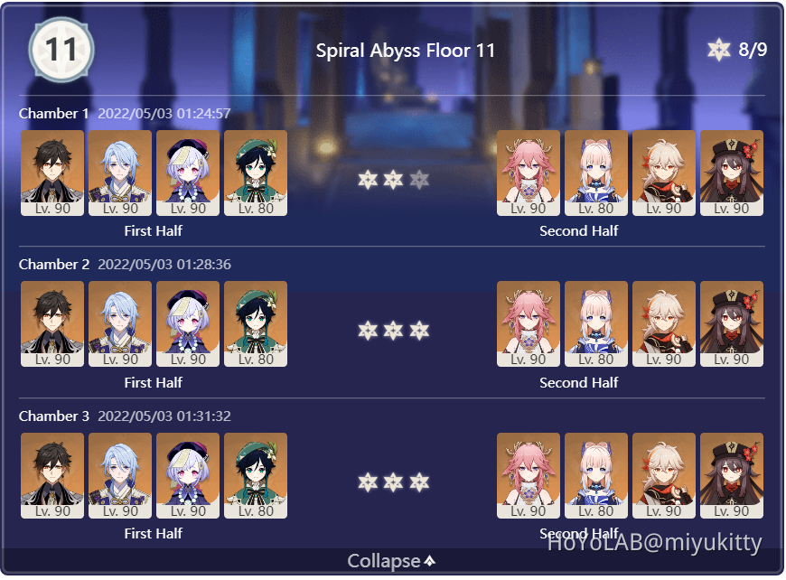 First Time Finishing 12-3! (Spiral Abyss) | Genshin Impact | HoYoLAB