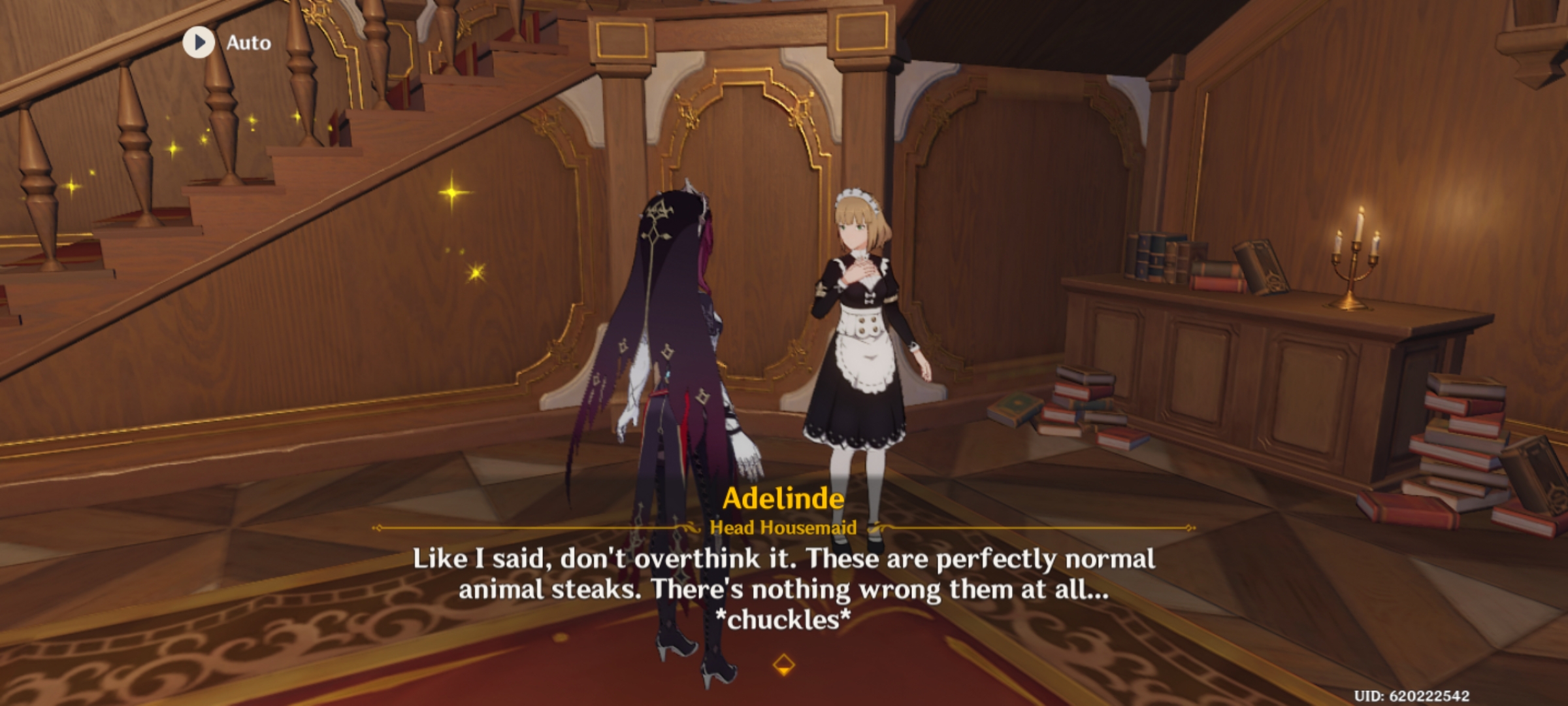 The game REALLY wants us to think something about Adelinde,, Genshin ...