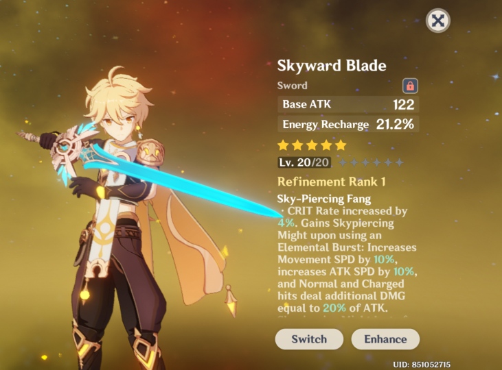 Skyward Blade Genshin Impact | HoYoLAB