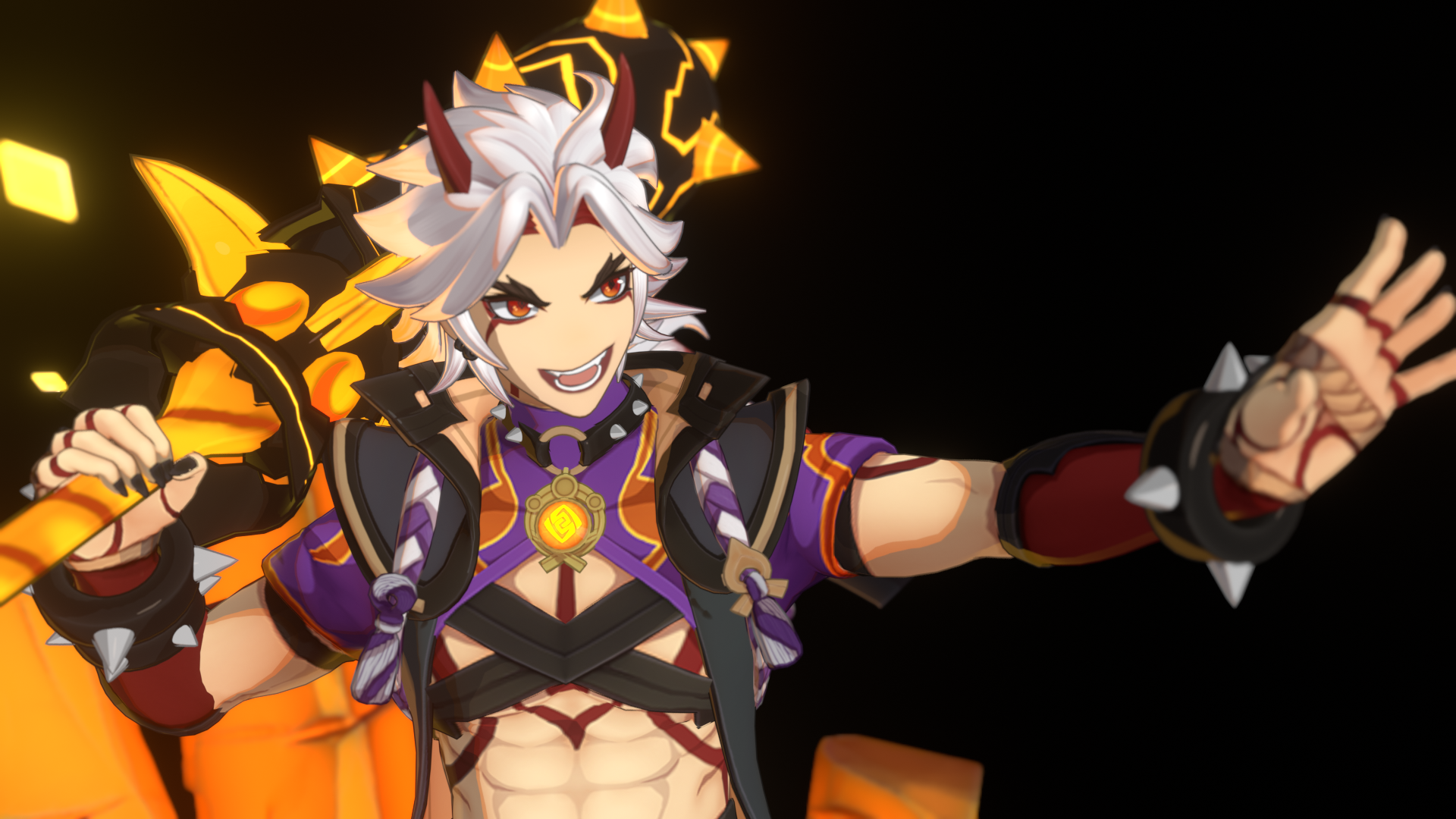 Arataki Itto 3d Realtime Fan art in UE4 Genshin Impact | HoYoLAB