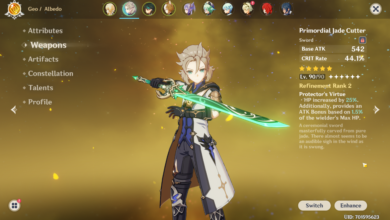 DPS Albedo Build | Genshin Impact | HoYoLAB