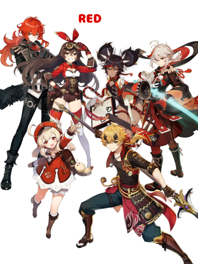 Genshin Impact as RAINBOW COLORS🌈 Genshin Impact | HoYoLAB