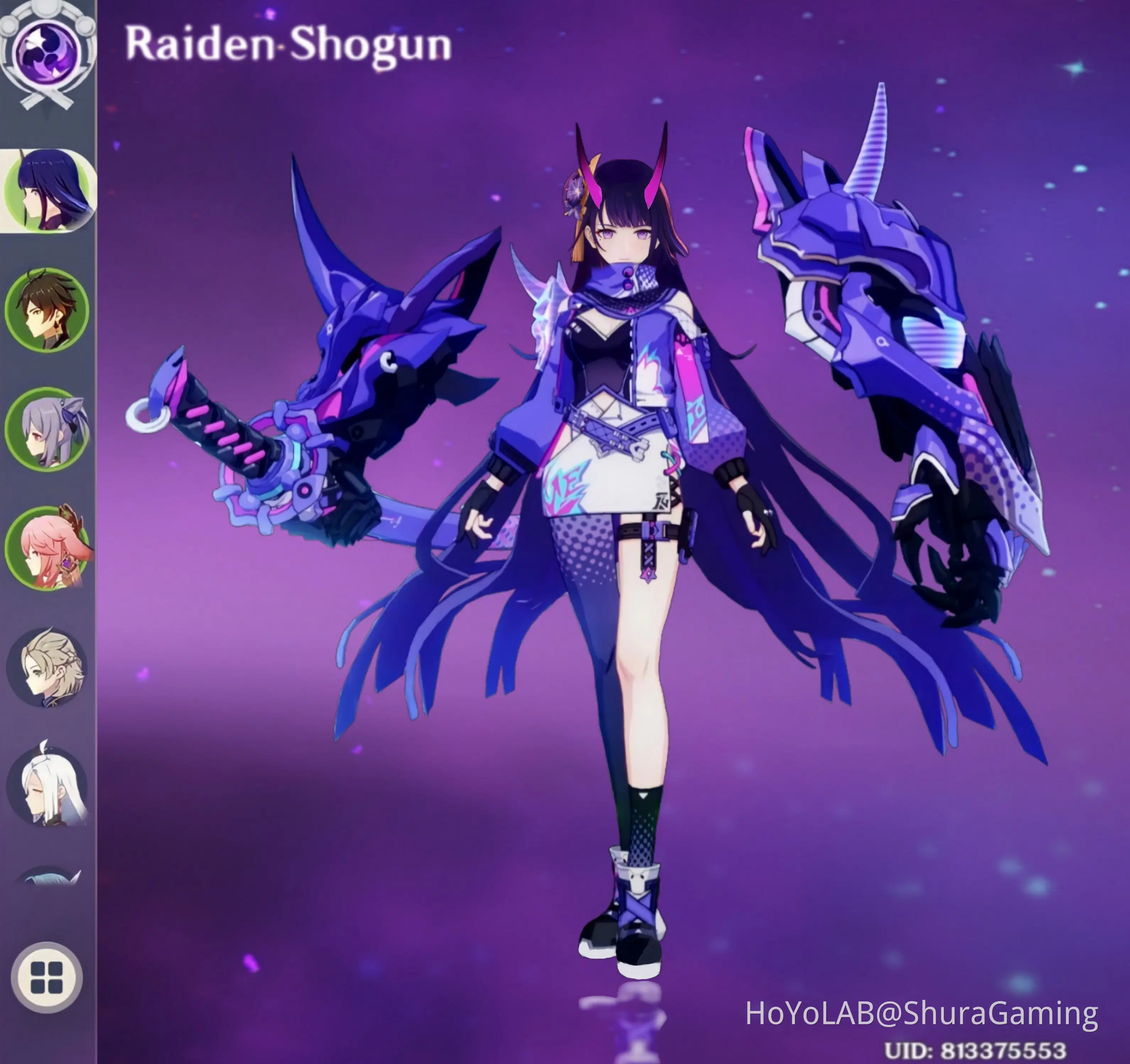 Raiden Shogun Drip Skin⚡ Genshin Impact | HoYoLAB