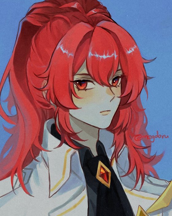 High Ponytail Diluc🛐 Genshin Impact | HoYoLAB