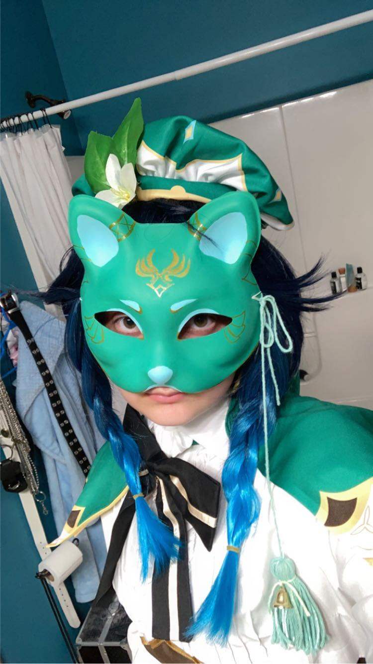 I made a mask for my Venti cosplay! | Genshin Impact | HoYoLAB