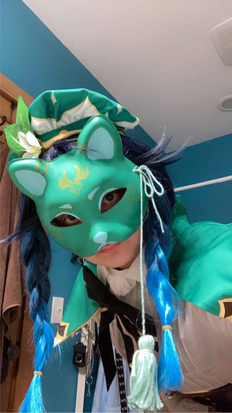 I made a mask for my Venti cosplay! | Genshin Impact | HoYoLAB