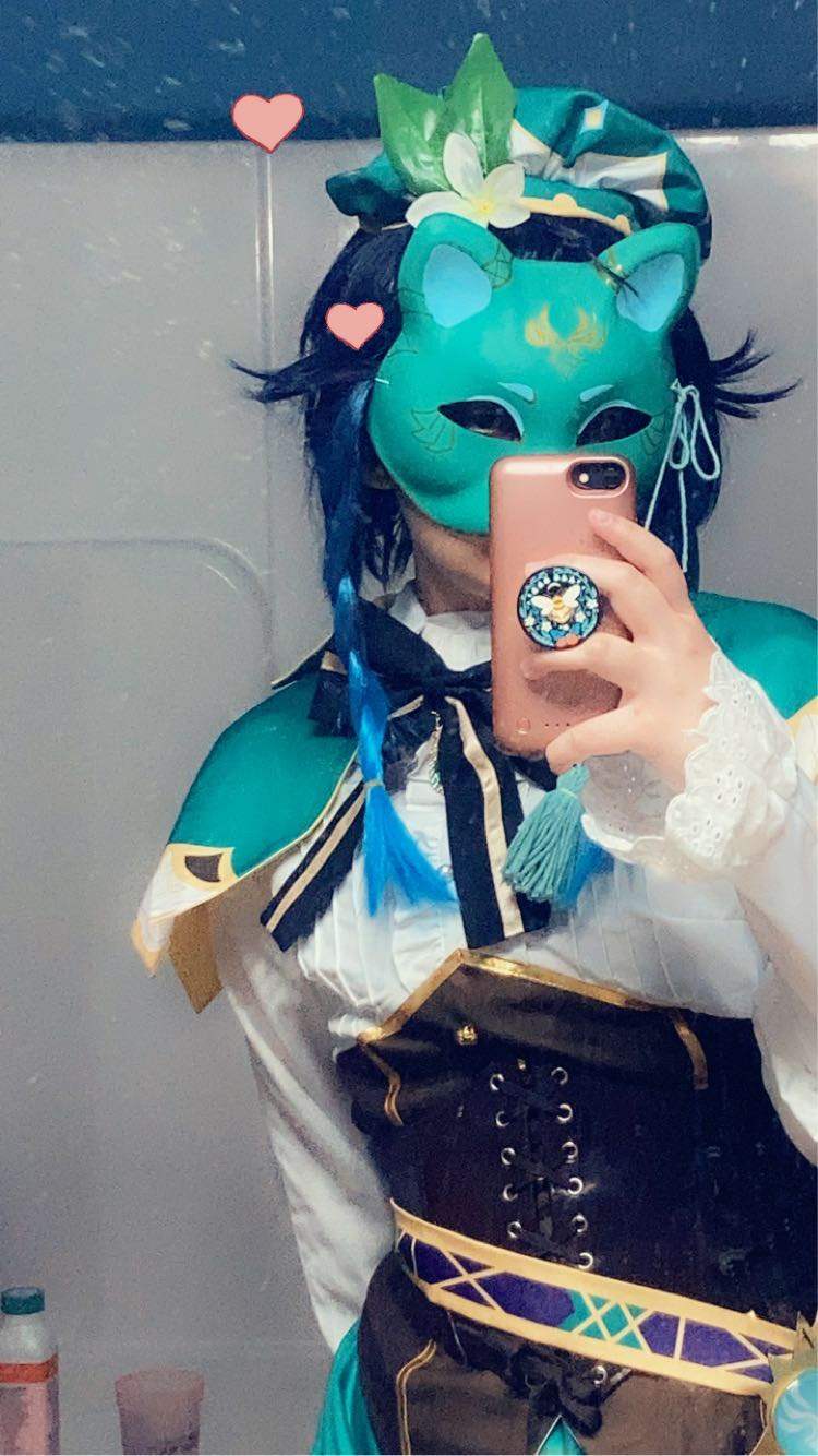 I made a mask for my Venti cosplay! | Genshin Impact | HoYoLAB