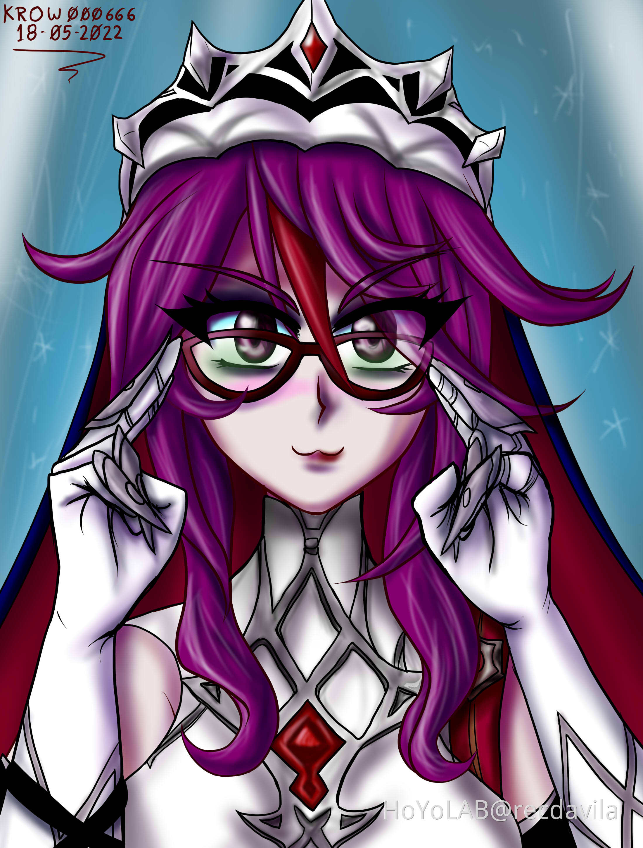 Rosaria usnado lentes Genshin Impact | HoYoLAB