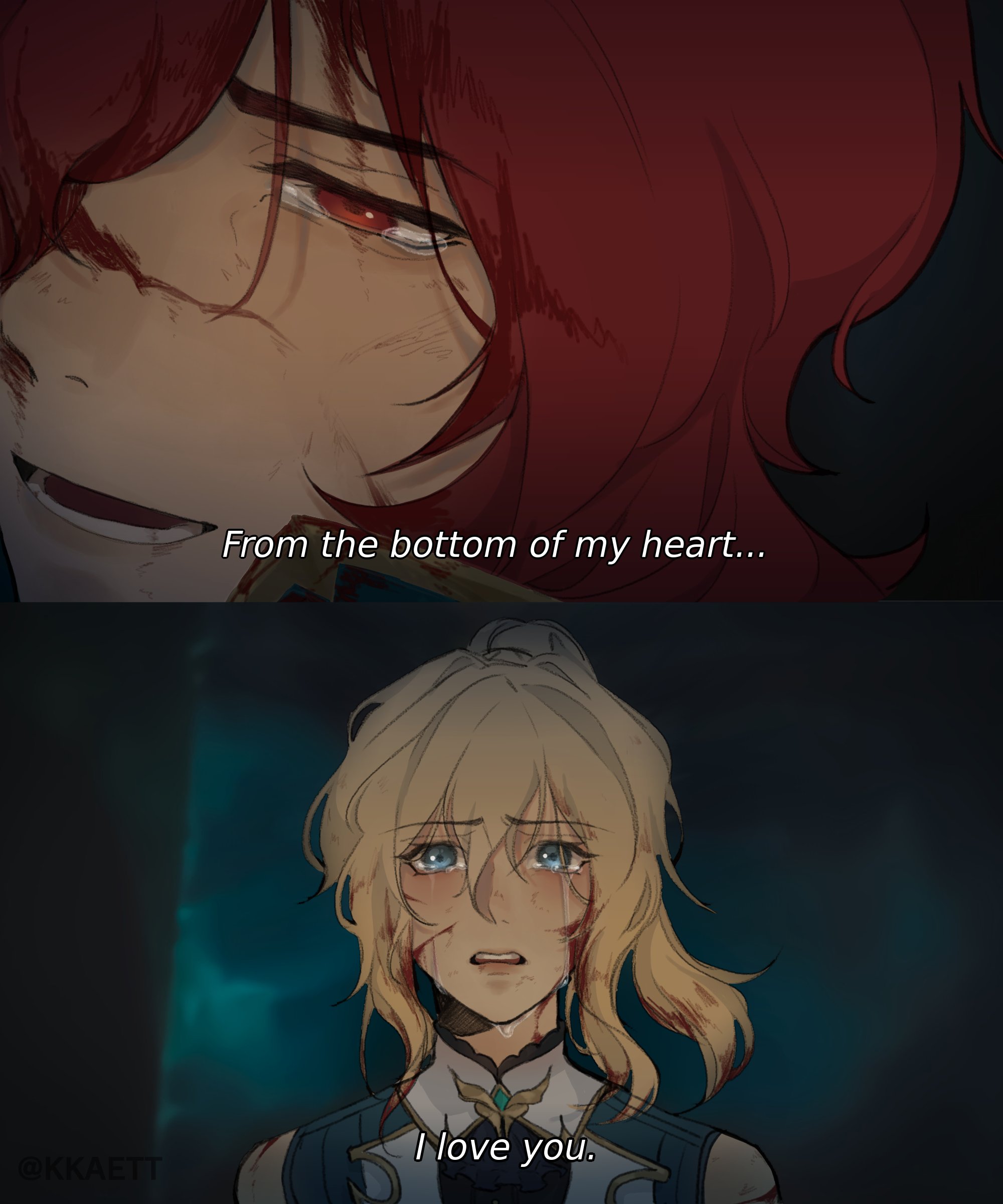 Diluc looks so cool in this scene😭 Genshin Impact | HoYoLAB