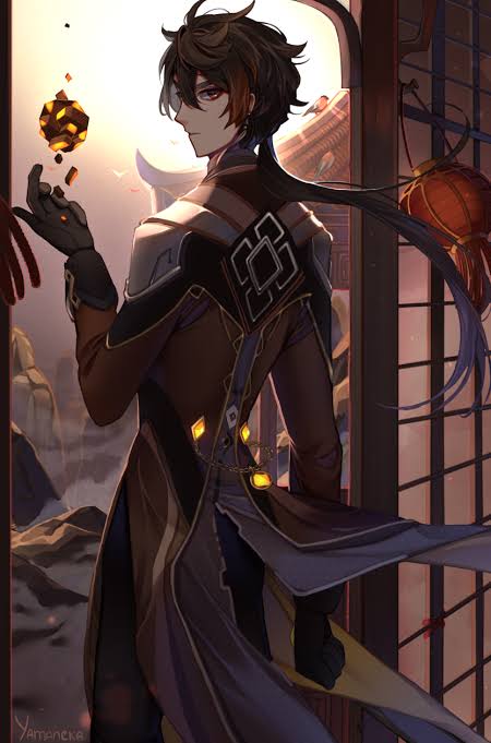 Oh I can't stop posting zhongli fanarts Genshin Impact | HoYoLAB