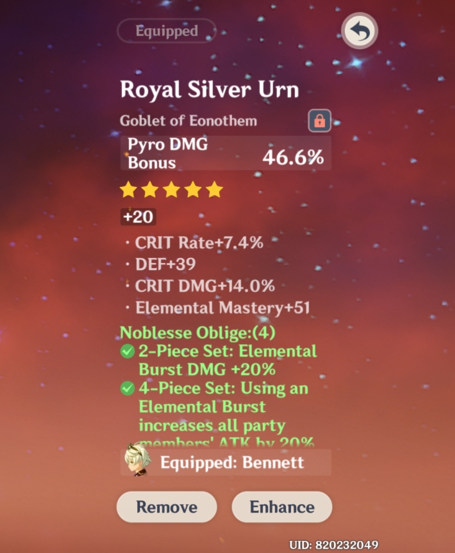 f2p Bennett build | Genshin Impact | HoYoLAB