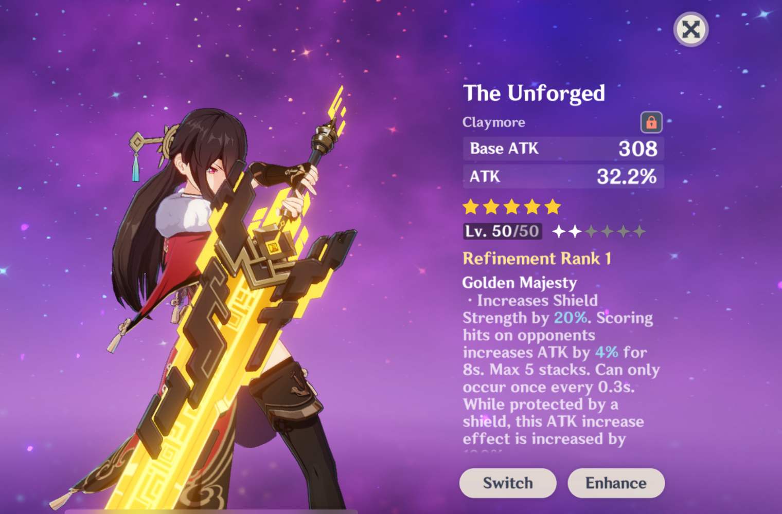 New claymore Genshin Impact | HoYoLAB