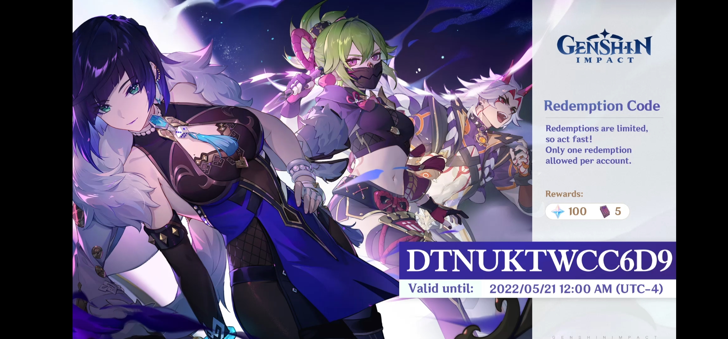 Genshin Impact 2.7 Codes Genshin Impact | HoYoLAB