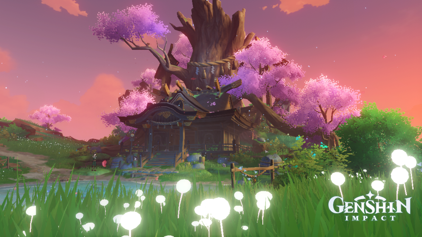 Asase shrine and cats Genshin Impact | HoYoLAB