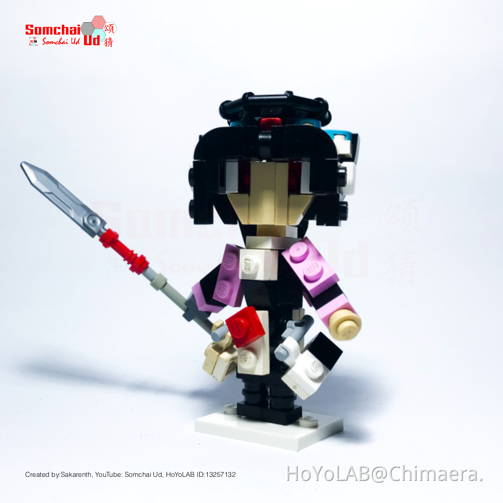 Some of the details of my LEGO Yun Jin Chibi~ Genshin Impact | HoYoLAB