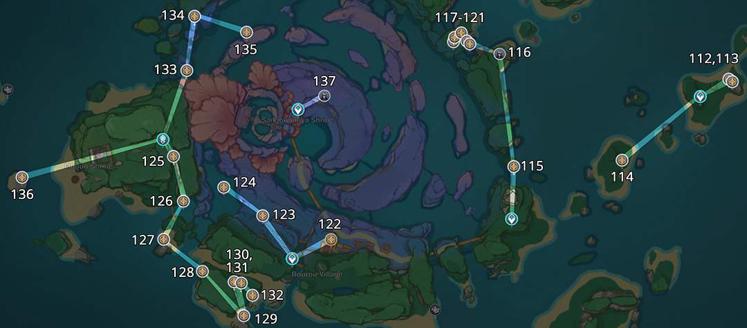 Daily Respawn Artifact "investigate" Locations in Inazuma (v2.6 ...