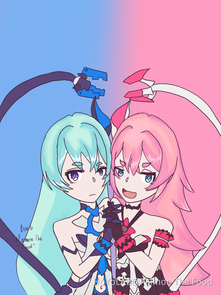 Colored Liliya and Rozaliya Olenyeva Honkai Impact 3rd | HoYoLAB