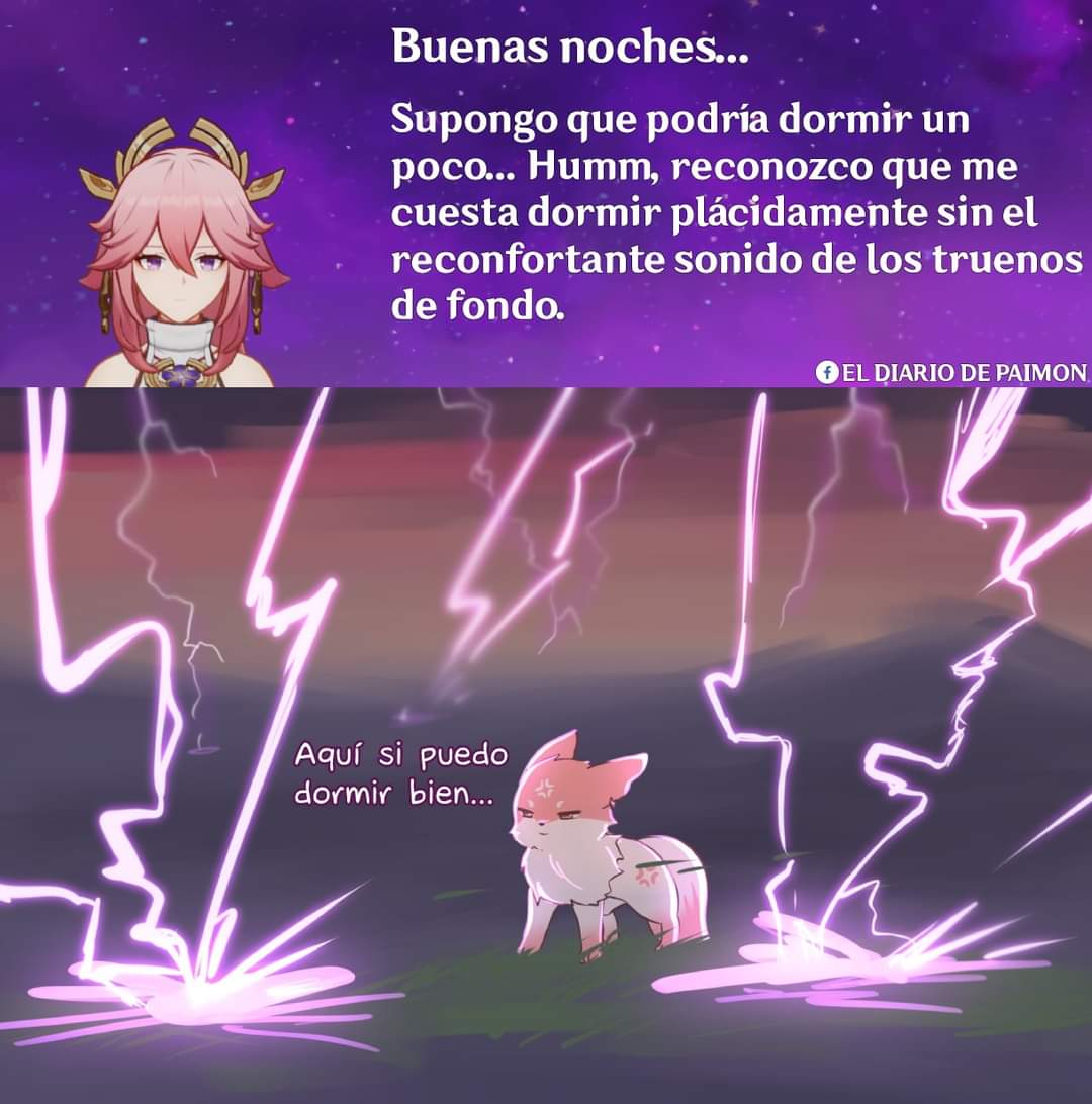 Yae y los rayos Genshin Impact | HoYoLAB