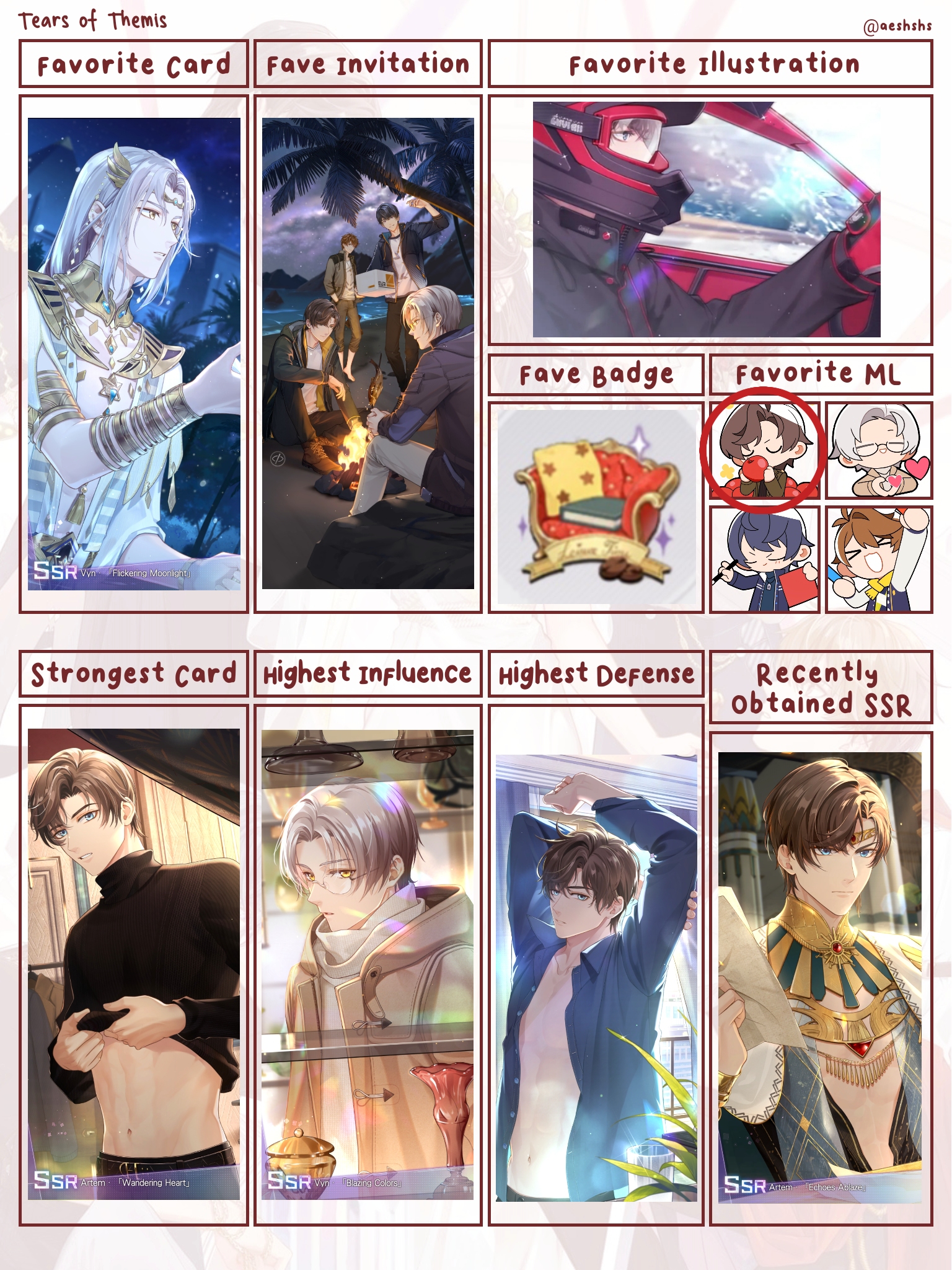 vyn cards r always pretty Tears of Themis | HoYoLAB