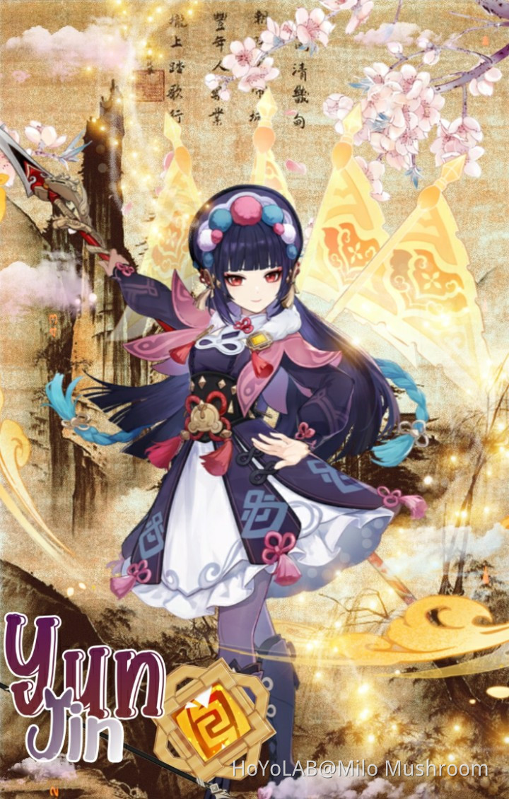 A birthday card to the wonderful Yunjin! Genshin Impact | HoYoLAB