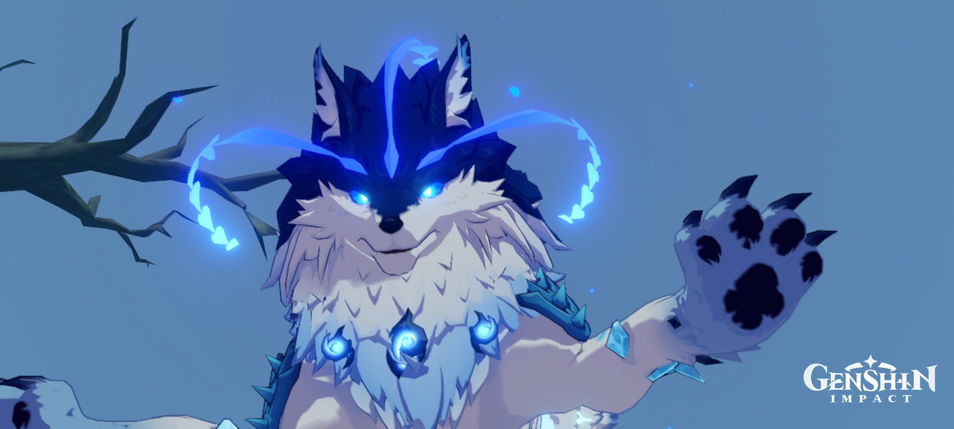 I tried the andrius glitch and look at how cute he is T-T Genshin ...