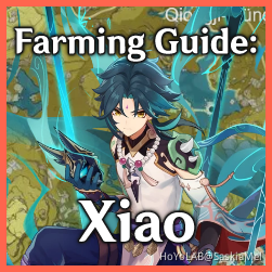 Ressourcen Hilfszettel für Xiao (Farming Guide + Empfehlungen ...