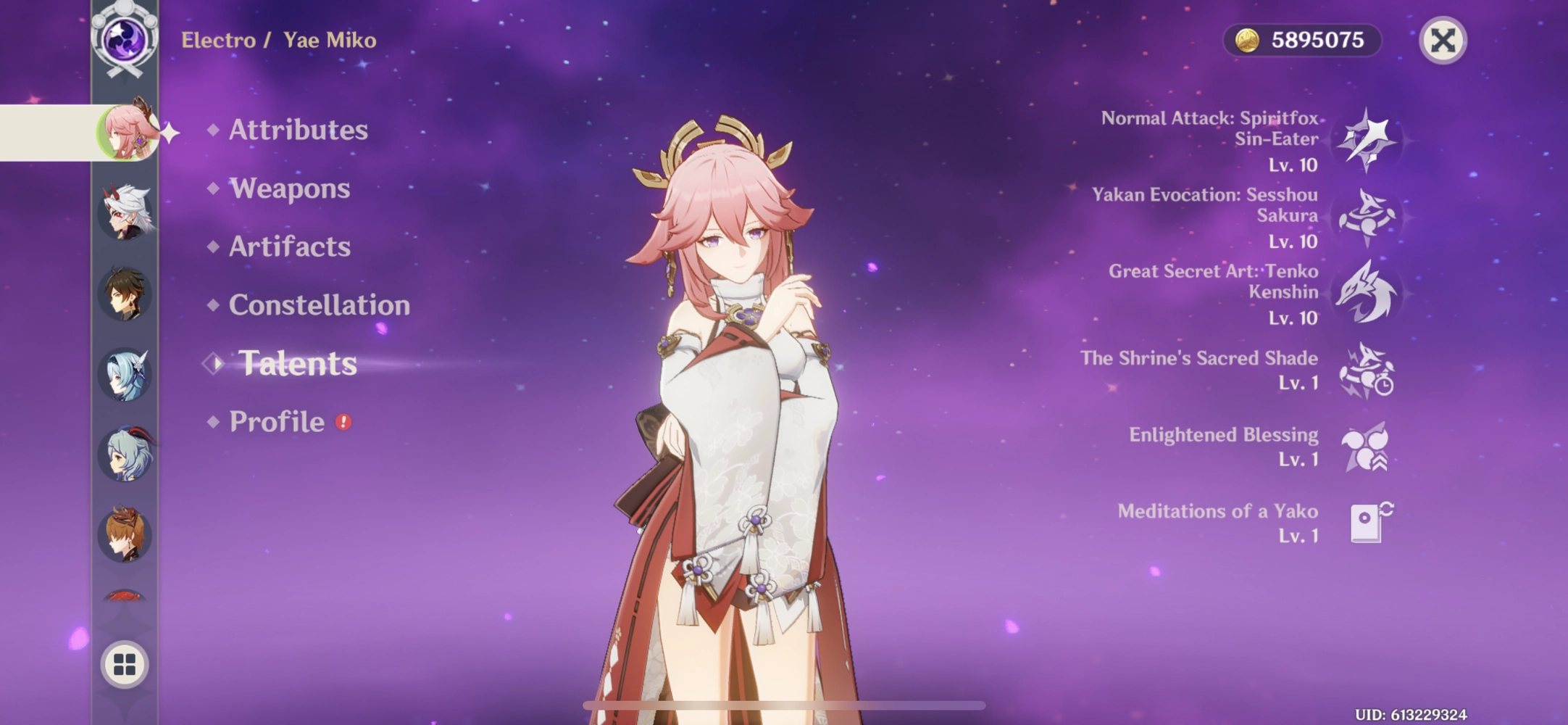 Triple crowned Yae! Genshin Impact | HoYoLAB