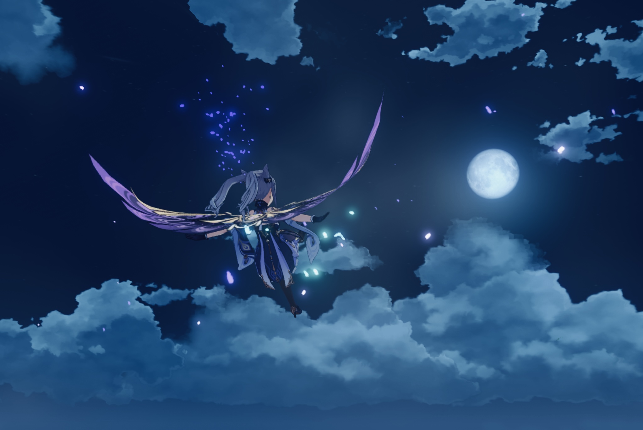 The moon rises, and so too does.. Keqing! Genshin Impact | HoYoLAB