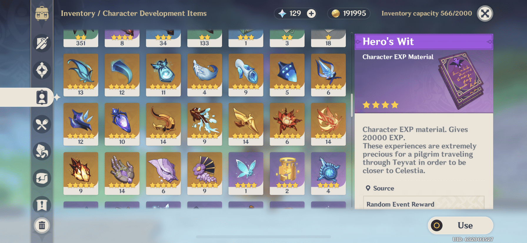 Billets/boss drops Genshin Impact | HoYoLAB