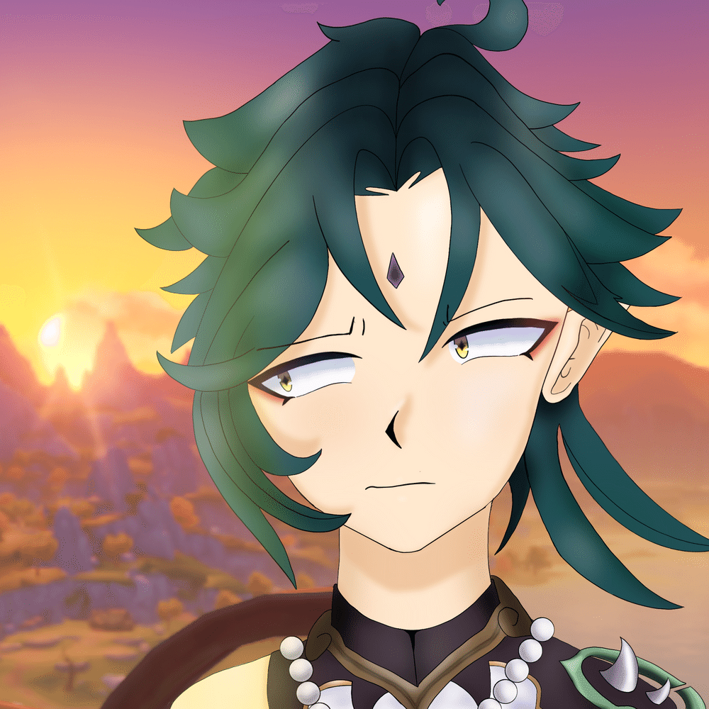 Digital drawing of Xiao Genshin Impact | HoYoLAB