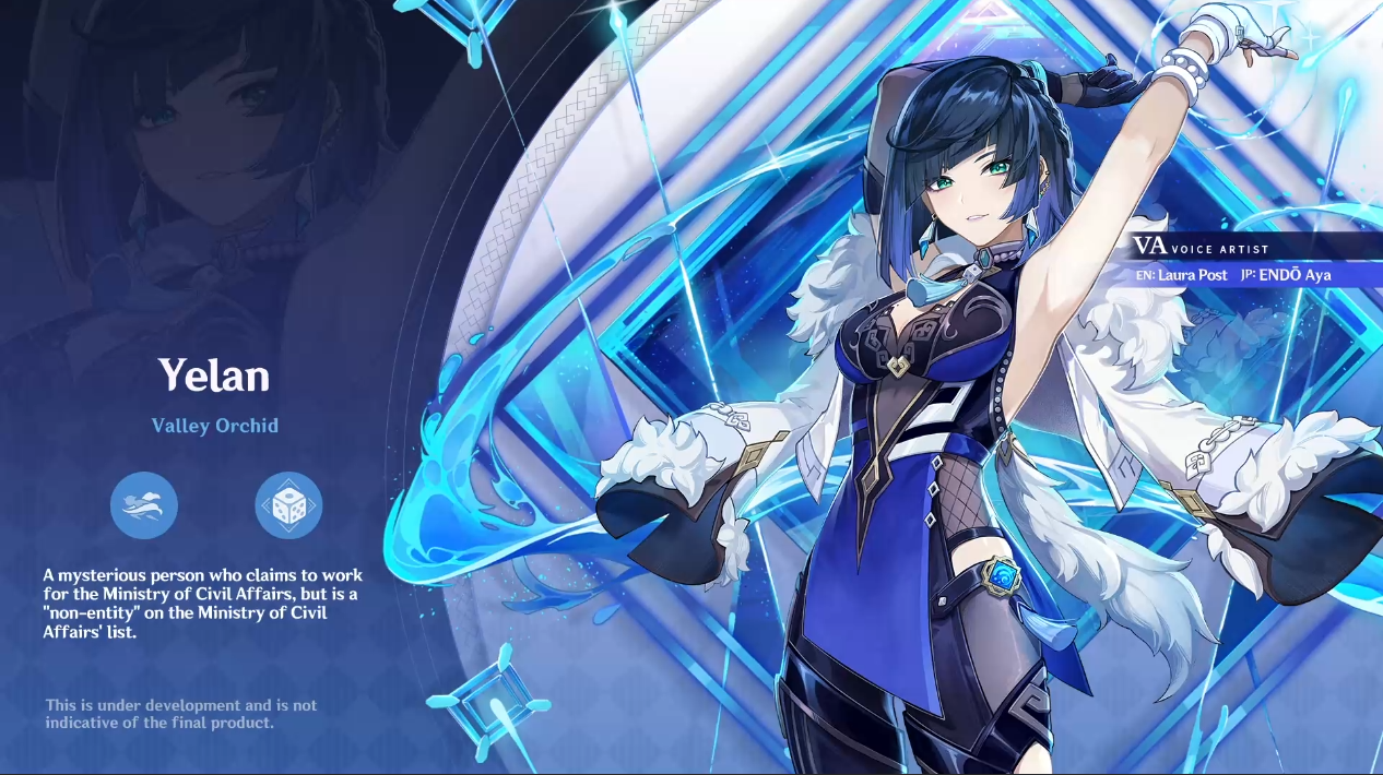 Yelan | Skills and other information (and my opinion about her) Genshin Impact | HoYoLAB