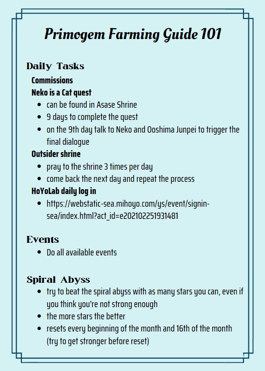 Primogem Farming Guide Genshin Impact | HoYoLAB