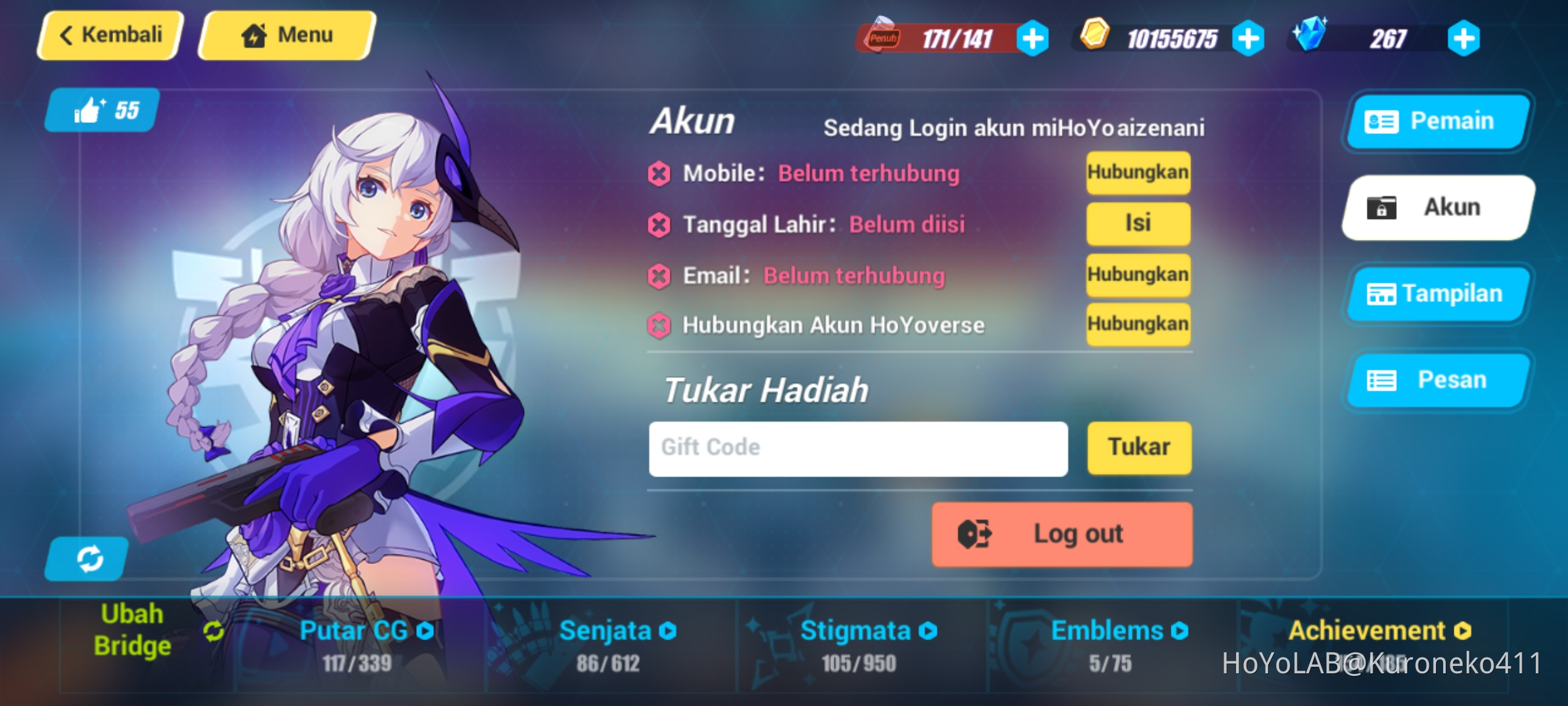 Cara Melakukan Bind pada Hoyoverse Honkai Impact 3rd | HoYoLAB