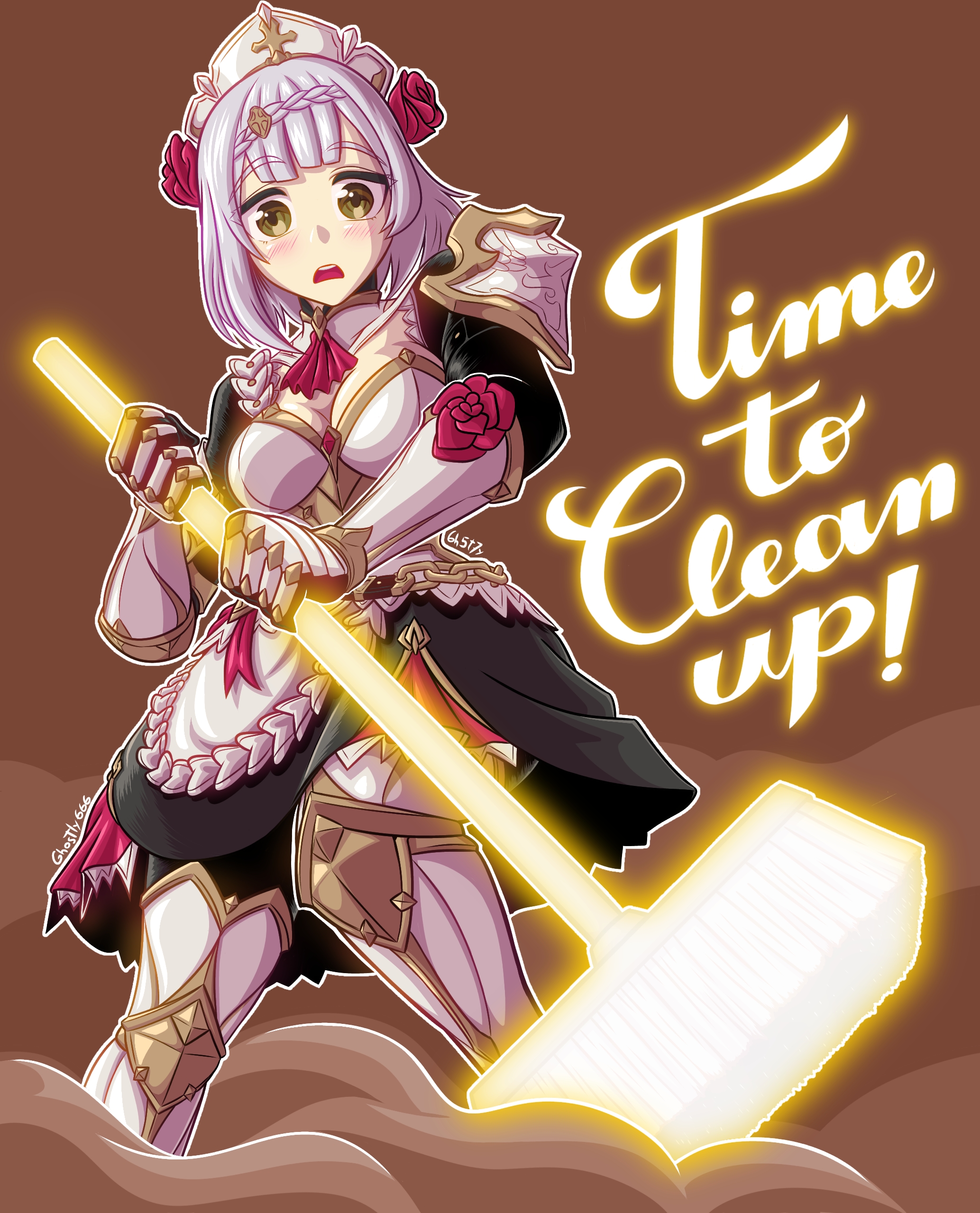 Noelle - Time to clean up! Genshin Impact | HoYoLAB