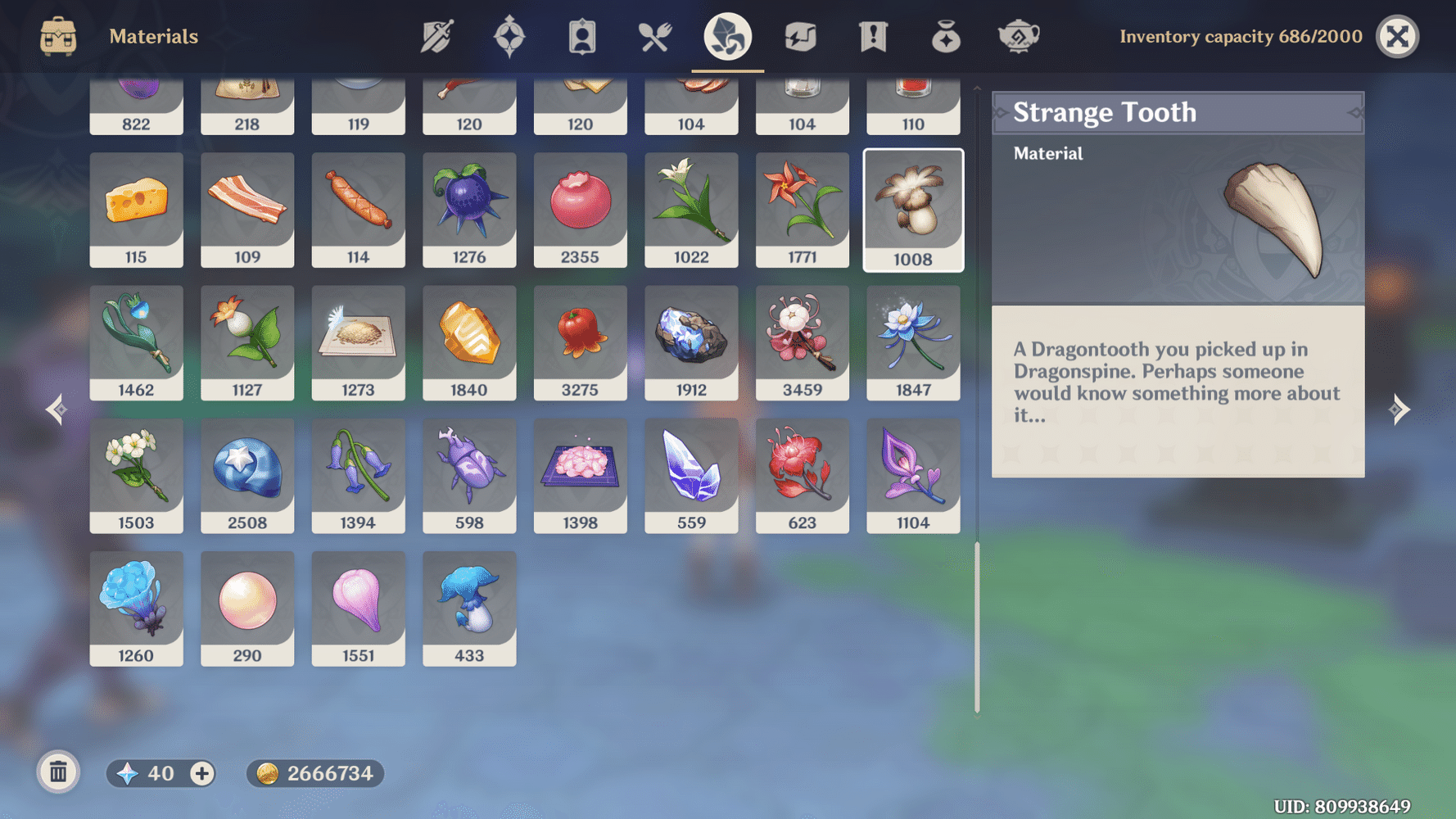 How is the inventory looking? Genshin Impact | HoYoLAB