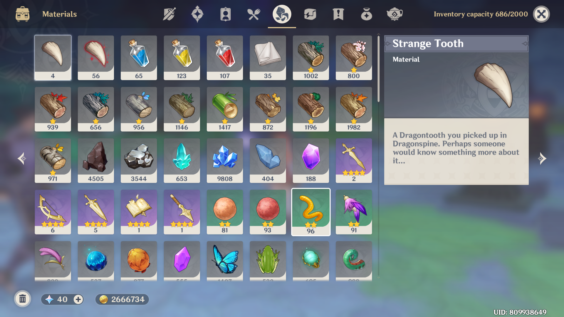 How is the inventory looking? Genshin Impact | HoYoLAB