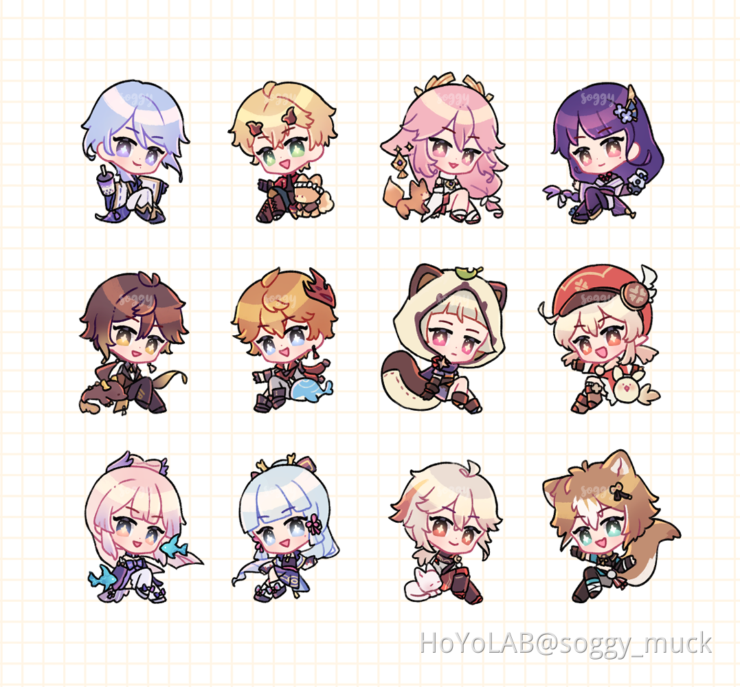12 chibis Genshin Impact | HoYoLAB