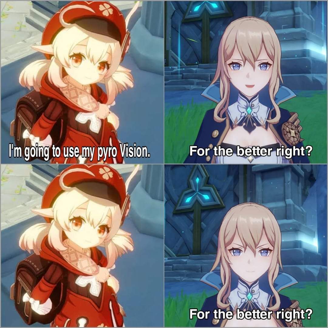Klee meme. We know what she up to🔥~ Genshin Impact | HoYoLAB